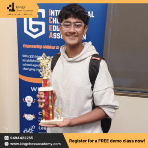Vivaan Claims 3rd Place at 2024 ICEA Championship - Kings Chess Academy